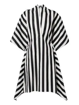 Jacquemus Moisson Striped Cotton And Silk Tunic - White