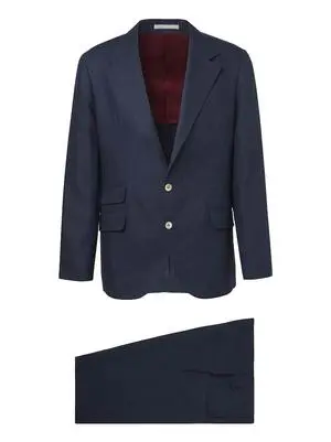 Brunello Cucinelli Linen Suit - Blue