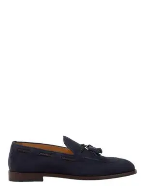 Brunello Cucinelli Suede Loafers - Blue