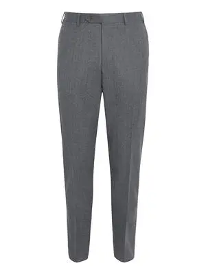 Canali Slim Tailored Trousers - Grey