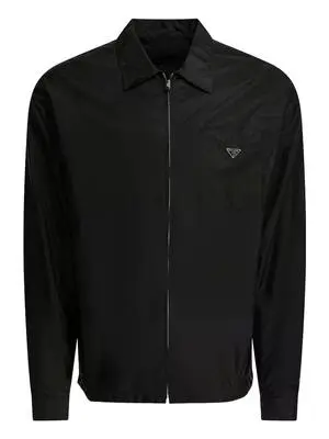 Prada Triangle-logo Jacket - Black