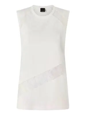 Pinko Lace-paneled Top - White