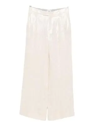 Brunello Cucinelli Linen Trousers - White