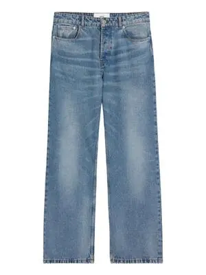 Ami Wide Leg Jeans - Blue