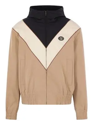 Valentino Garavani Vlogo Blouson Jacket - Beige