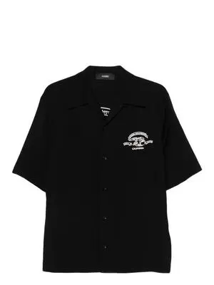 Amiri Eagle Camp Shirt - Black