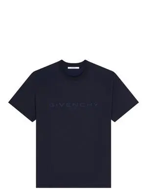 Givenchy T-shirt With Logo - Blue