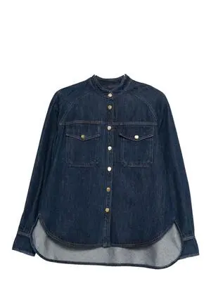 FORTE_FORTE Denim Cotton Shirt - Blue