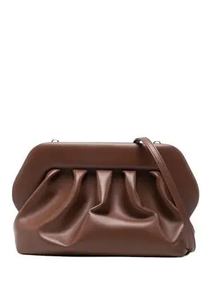 THEMOIRE Bios Vegan Leather Clutch - Brown