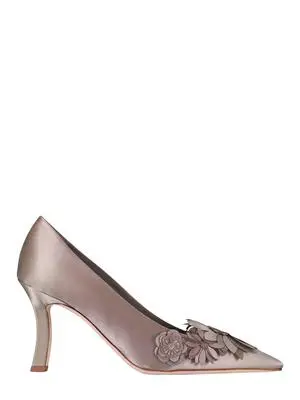 Manolo Blahnik Moiraflor Floral Pumps - Neutrals