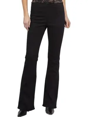 Veronica Beard Beverly Flared Leg Jeans - Black