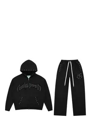 GODSPEED Symmetric Studded Sweatsuit V2 - Black