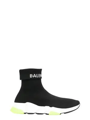 Balenciaga Speed Trainer Cuffed - Black