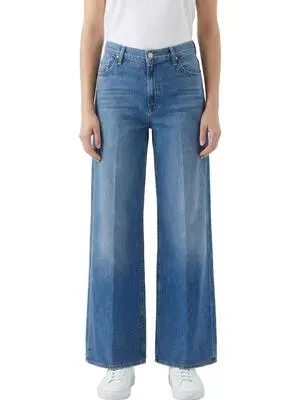 MOTHER Wide Leg Jeans - Blue