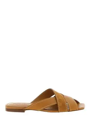 TOD'S Strappy Heeled Sandals - Beige