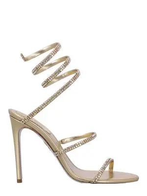 Rene Caovilla Heeled Sandal Gold