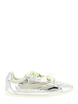 Pinko Lace-up Sneakers - Silver