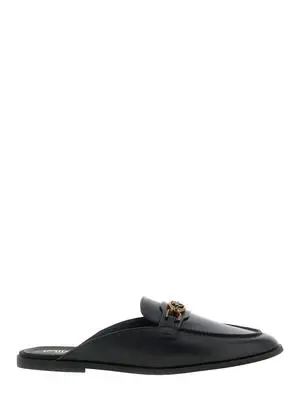 Pinko Leather Mules - Black