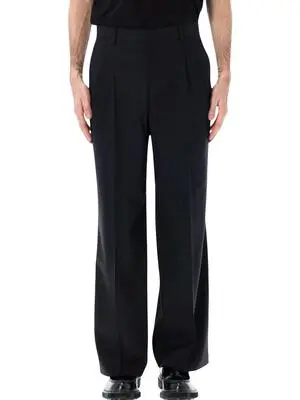 Ami Wide Leg Trousers - Black