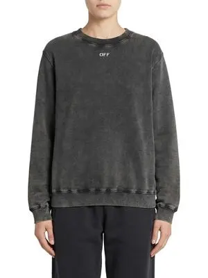 Off-White Crewneck Sweatshirt - Grey