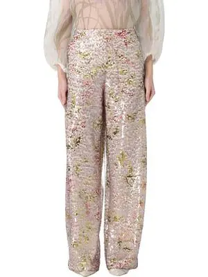 Alberta Ferretti Wide Leg Pants - Blush Pink