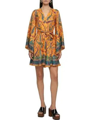 Etro Printed Dress - Orange