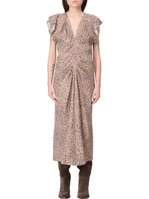 Isabel Marant Printed Dress - Ocher