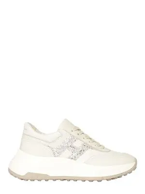 Hogan Embellished Sneakers - Beige