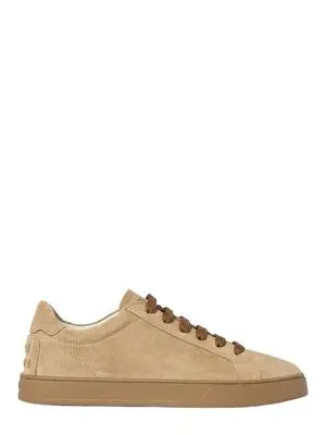 TOD'S Lace Up Sneakers - Beige