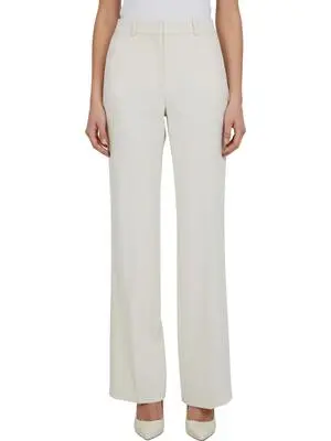 JOSEPH Wide Leg Trousers - Ivory