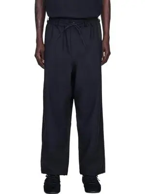 Y3 Wide Leg Trousers - Black