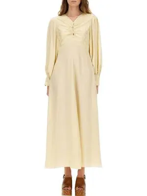 Chloé Midi Dress - Yellow