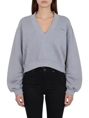 Attico Mélange Sweatshirt - Grey