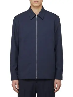 JIL SANDER Zip-up Jacket - Blue