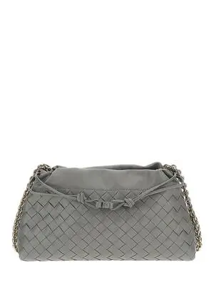Bottega Veneta Woven Clutch - Gold