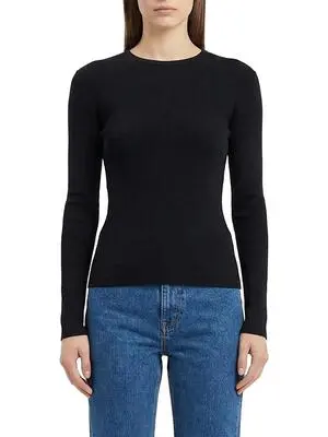 LISA YANG Ribbed Knit Sweater - Black