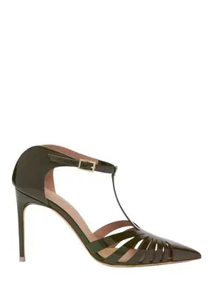 MALONE SOULIERS Jennifer Heeled Pumps - Green