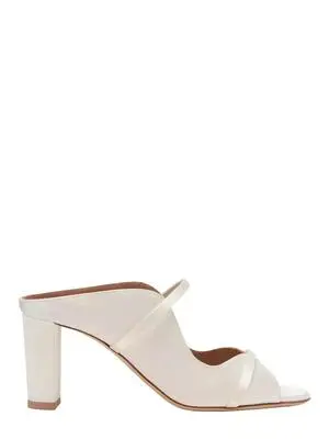 MALONE SOULIERS Norah Satin Sandals - White
