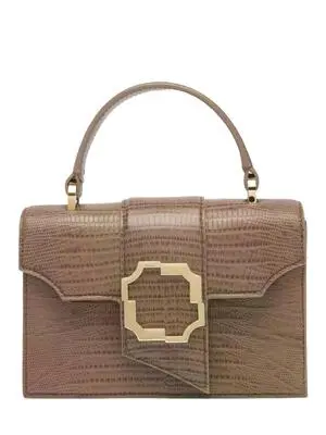 MALONE SOULIERS Audrey Embossed Leather Mini Satchel