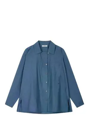 STUDIO TOMBOY Chest-pocket Shirt - Blue