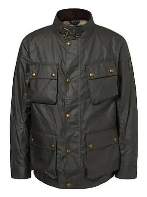 Belstaff Fieldmaster Waxed-cotton Jacket - Faded Olive