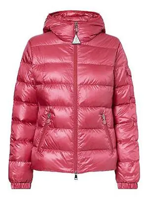 Moncler Glesse Hooded Down Jacket - Raspberry