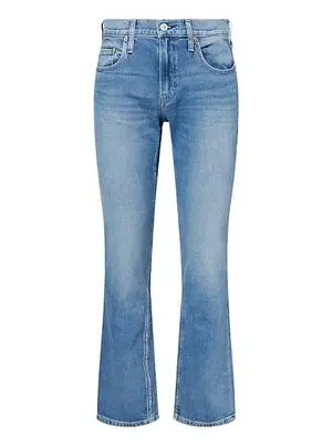 Paige Normandie Straight-leg Stretch-denim Jeans - Cumberland
