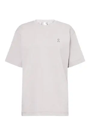 On Relaxed-fit Cotton T-shirt - Grey