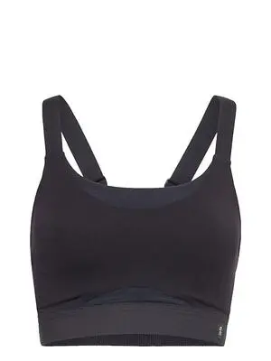 On Performance High-support Stretch-woven Sports Bra - Black