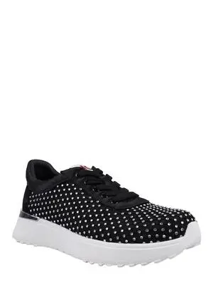 NATIONAL COMFORT Keana Crystal Sneakers - Black Fx