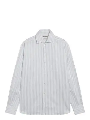 JW Anderson Striped Cotton Shirt - White
