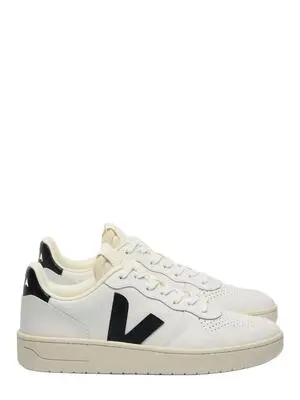 VEJA V-10 Leather Sneakers - White
