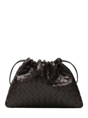 Bottega Veneta Medium Intrecciato Pouch - Brown