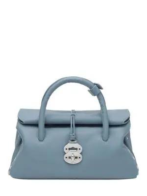 ZANELLATO Small Dotta Centauro Tote Bag Blue